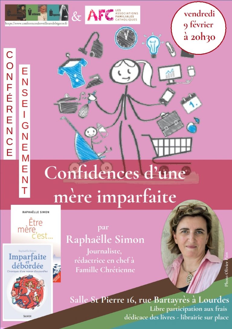 9 février : Confidences d’une mère imparfaite conférence de Raphaëlle ...
