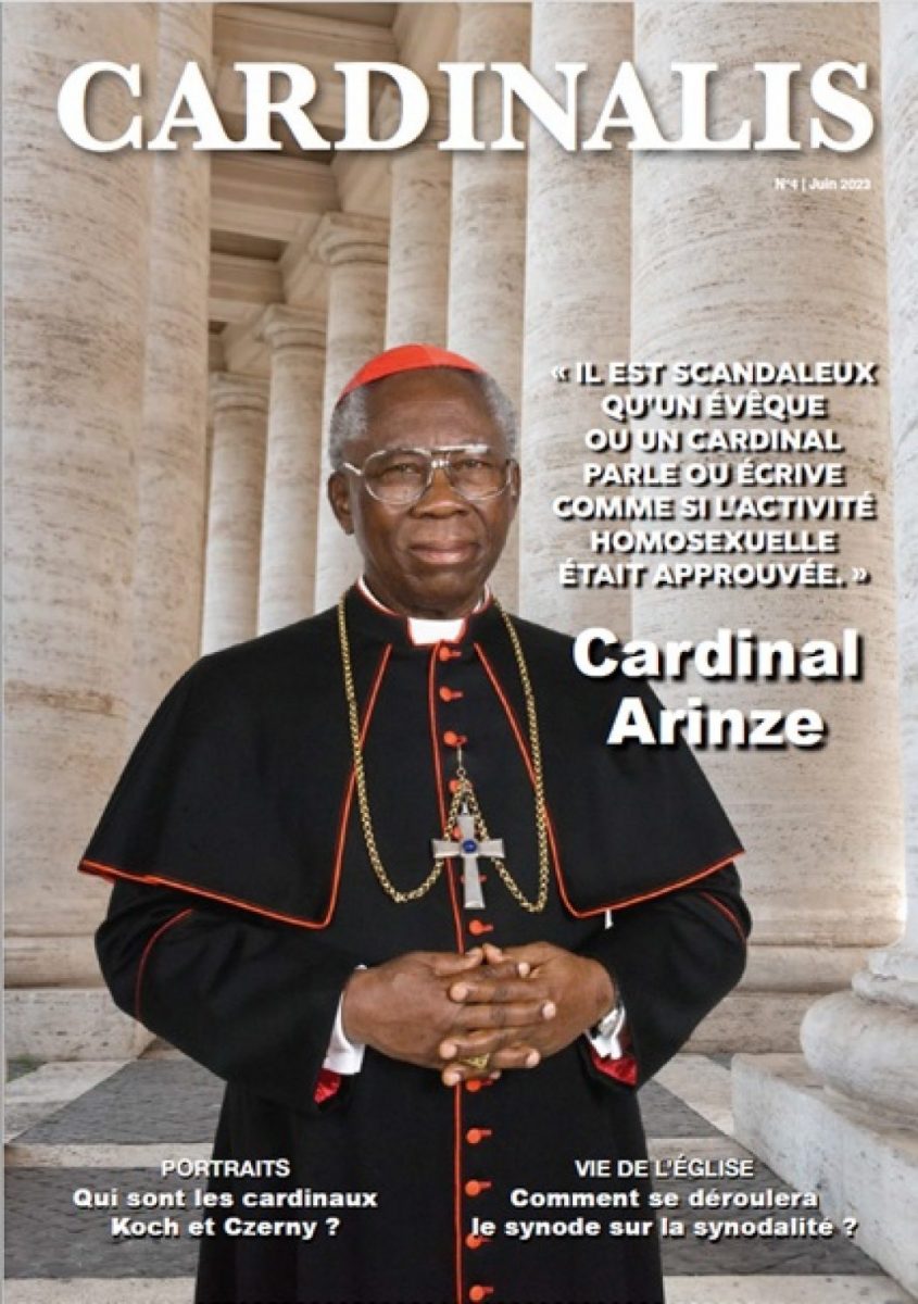 Cardinal Arinze : "L'Église n'a pas le pouvoir de bénir les couples ...