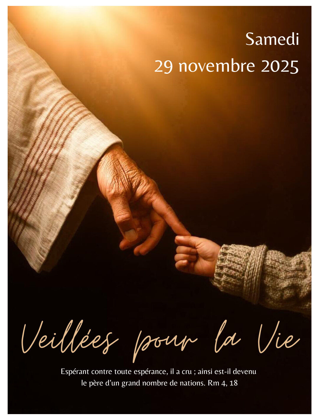 Veillées pour la vie le 29 novembre 2025 - Le Salon Beige